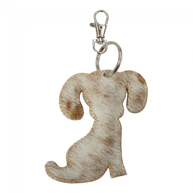 Beautiful deer key chain of the collection from Mars & More, Real leather