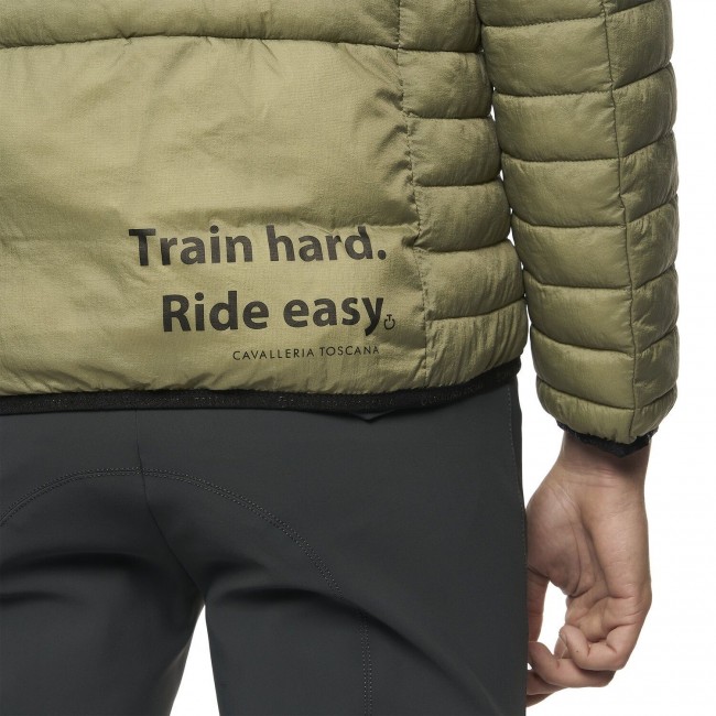 Cavalleria Toscana CT Team Red Stripe Quilted Jacket