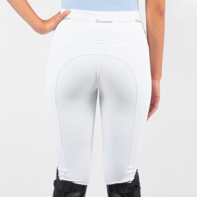 Ridershouse: Samshield Riding Breeches Alpha Knee Grip - Color White TT