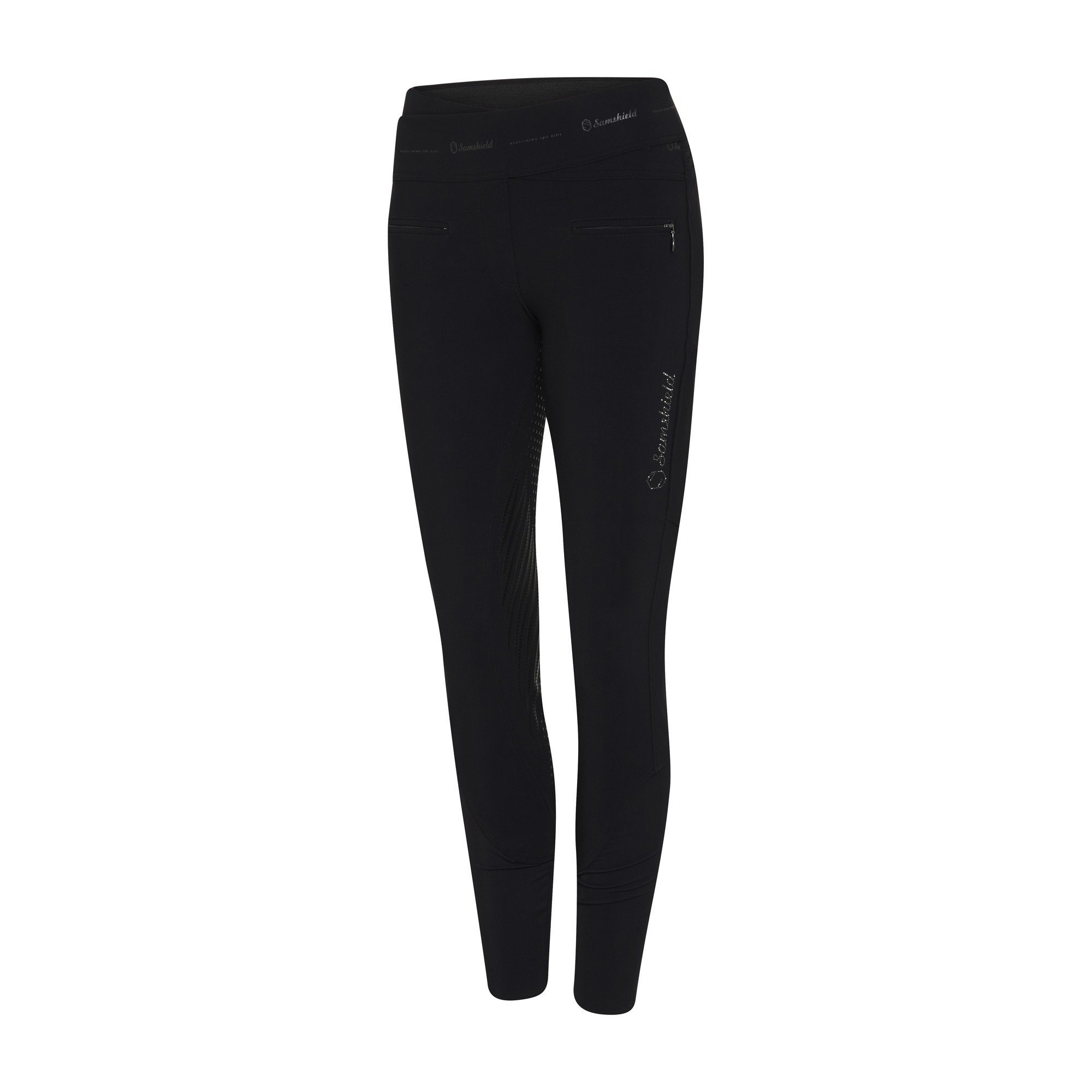 Ridershouse: Samshield Riding Breeches Alpha Full Grip - Color Black TT