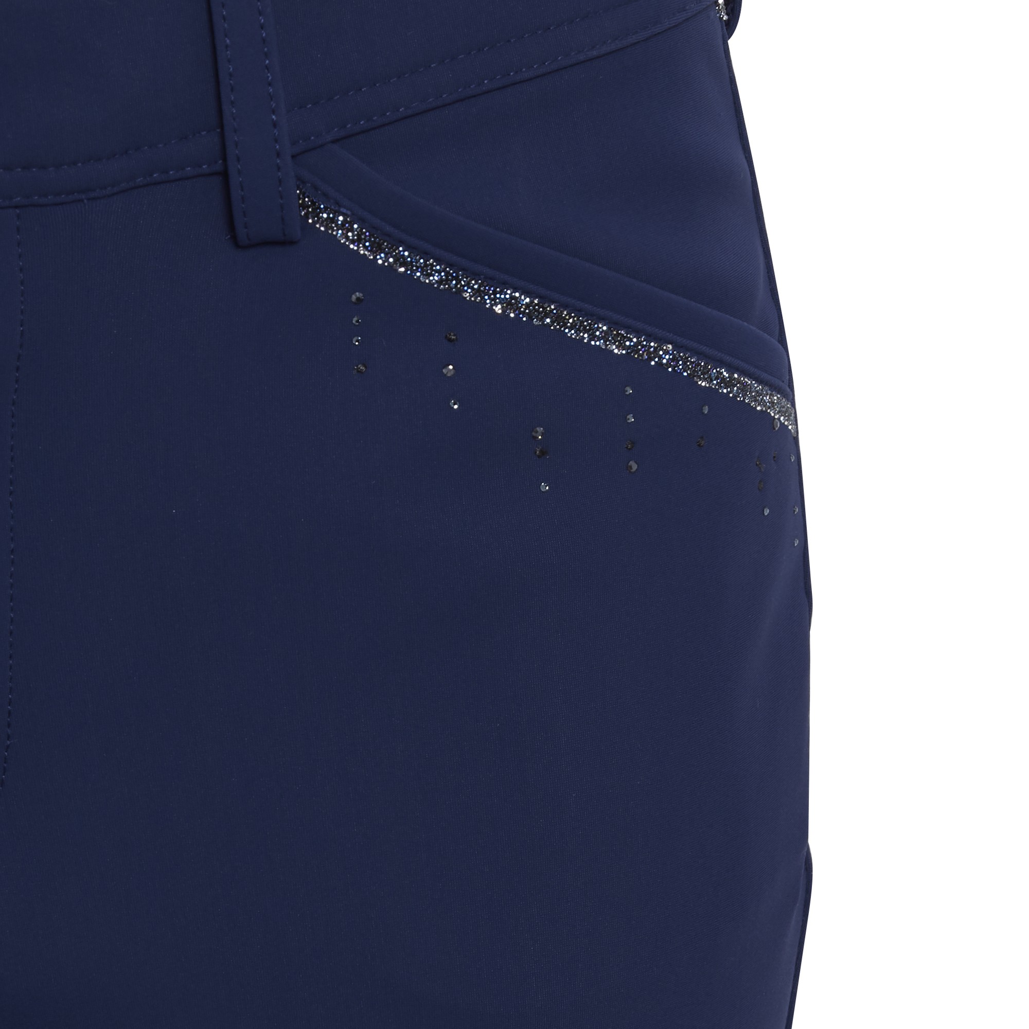 Ridershouse: Samshield Riding Breeches Celeste Full Grip - Midnight Blue TT