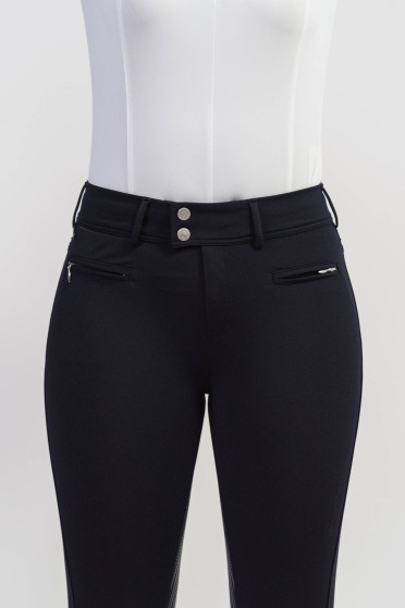 Ridershouse; Samshield Riding Breeches Chloe Script winter full Grip - navy