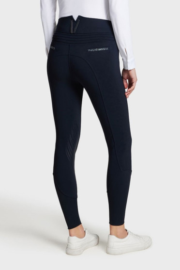 Samshield Women's Riding Breeches Knee Grip Claranova - Navy Blue ...