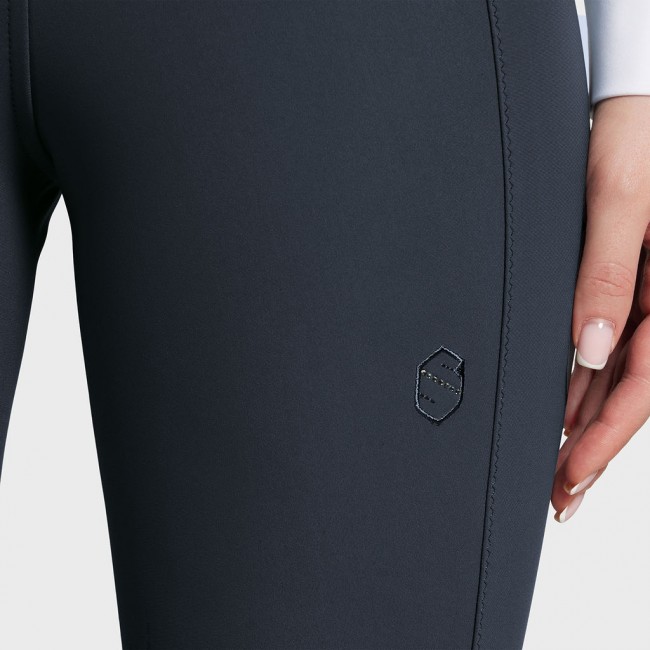 Samshield Women's Riding Breeches Full Grip Tessa - Navy Blue ...