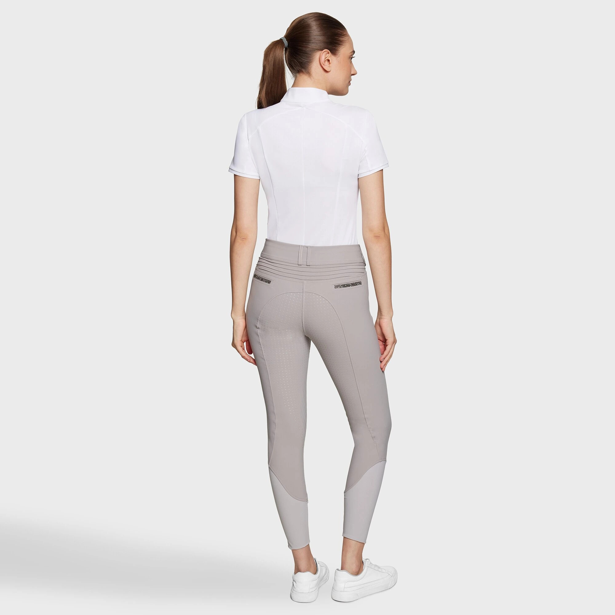 Samshield Women's Riding Breeches Clara Premium Full Grip - Mineral